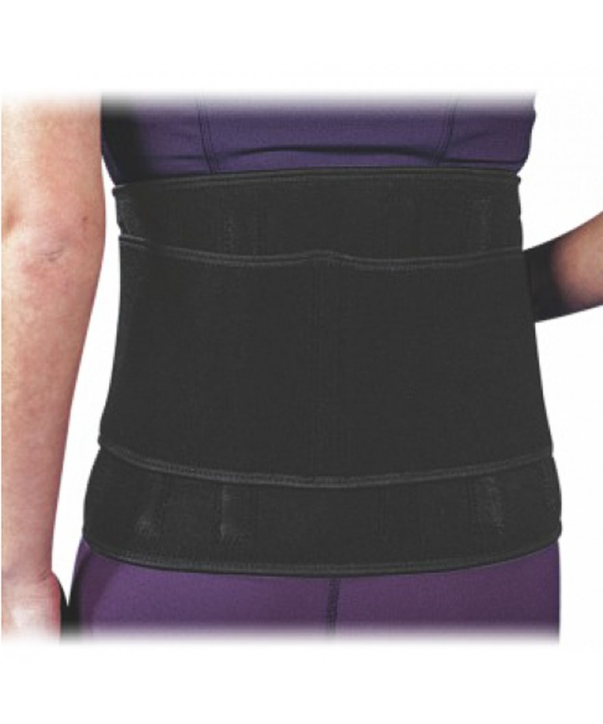 Faja sacrolumbar neopreno negra